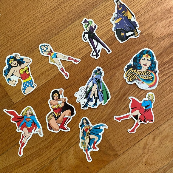 Design | Women Superhero Stickers 2 | Poshmark